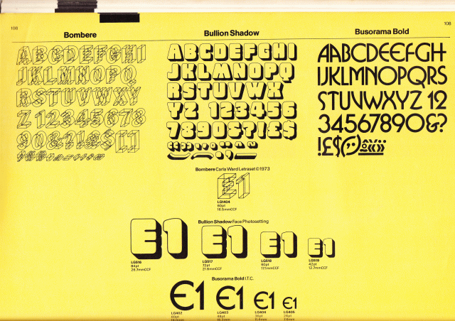 Letraset Fonts